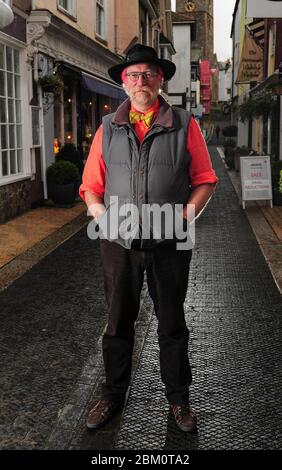 Portrait of English illustrator and cartoonist Simon Drew, noted for ...