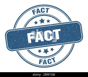 fact stamp. fact label. round grunge sign Stock Vector Image & Art - Alamy