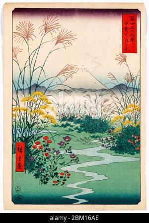 UTAGAWA HIROSHIGE Mount Fuji 1800's woodblock print by UTAGAWA ...