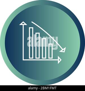 Beautiful Descending bar vector line icon Stock Vector Image & Art - Alamy