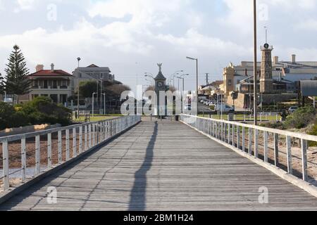 HMAS Protector's 6-inch (150 mm) breech-loading gun mounting at ...
