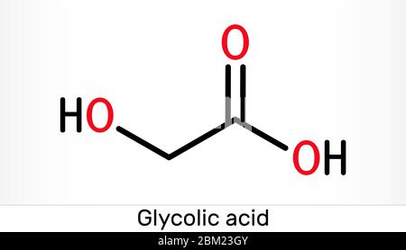 Polyglycolide or polyglycolic acid, PGA molecule. It is a biodegradable ...