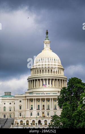The Capitol Building on the National Mall in Washington, DC Stock Photo ...