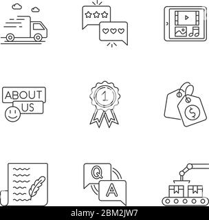 Premium goods pixel perfect linear icon Stock Vector Image & Art - Alamy