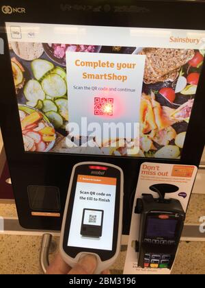 Hand held / handheld Smart scan unit with display and scanning red ...