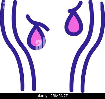 hemorrhoids icon vector outline illustration Stock Vector Image & Art ...