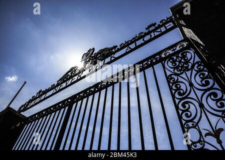 The Shankly Gates during the Premier League match Liverpool vs ...