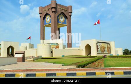 Clock Tower (Burj Al Sahwa) an iconic landmark. Al Sahwa Clock Tower ...