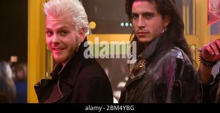 THE LOST BOYS WARNER BROS BILLY WIRTH vampire Date: 1987 Stock Photo ...