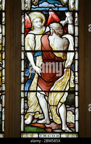 Jacob, Biblical patriarch, son of Isaac and Rebecca, scene, Jacob Stock ...