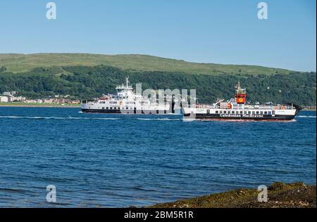 millport ferries from largs to millport, great cumbrae, ayrshire Stock ...