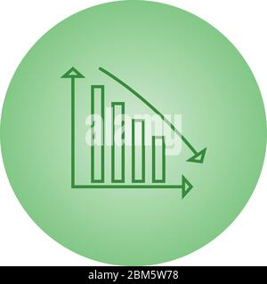 Beautiful Descending bar vector line icon Stock Vector Image & Art - Alamy