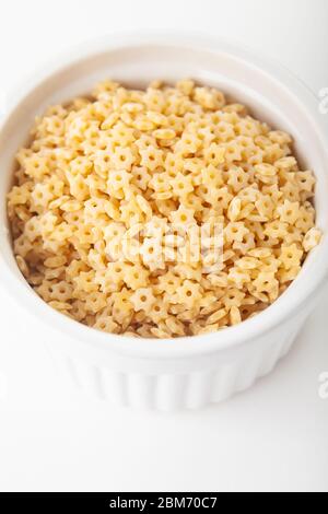 Raw small pasta for soups Stock Photo - Alamy