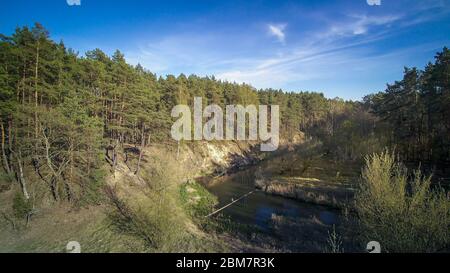 Grabia River flowing in central Poland Stock Photo - Alamy