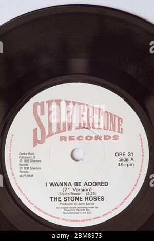 The Stone Roses I Wanna be Adored Stock Photo - Alamy