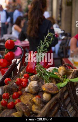 Side Street Restaurant near Trevi Fountain, Rome, Latium, Italy, Europe ...