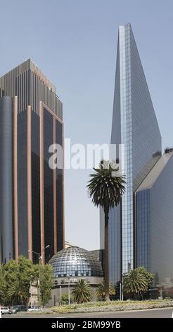 Mexico City Financial center district close to Paseo De Reforma Stock ...