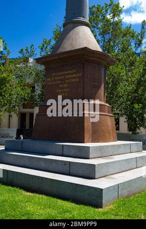 The 8 Hours Movement monument in Melbourne, erected to honour the ...