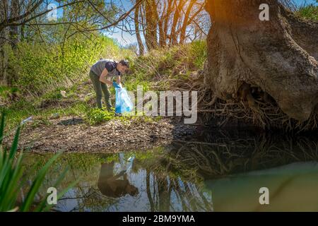 cleaning of forests and parks from garbage, waste collection and ...