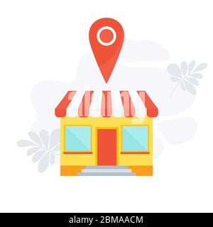 Place, store infographics pictogram. Four 4 PS marketing mix Stock ...