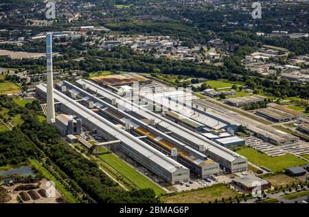 Aerial view of the aluminium factory TRIMET in Essen, Germany, 07 Stock ...