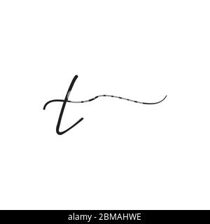 script letter logo design vector Stock Vector Image & Art - Alamy