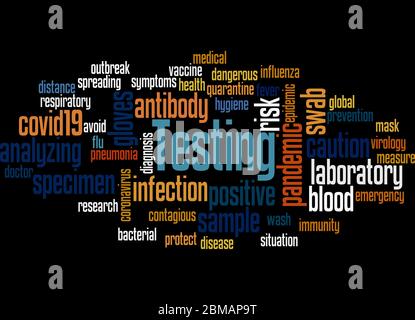 Antibody word cloud concept Stock Photo - Alamy