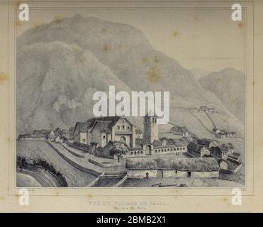 Drawing, South American Landscape, 1857 Stock Photo - Alamy
