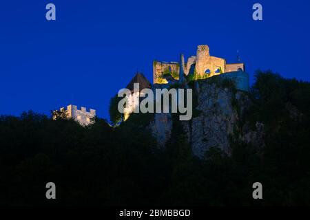 Old castle Celje, Stari grad Celje Stock Photo - Alamy