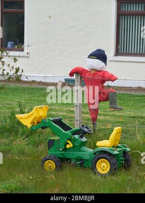 Scarecrow Competition. Dallas, Moray, UK. 8th May, 2020. UK. This is ...