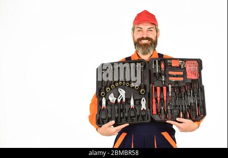 Handyman concept. Professional equipment. Custom Woodworkers. Set of ...