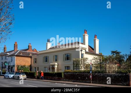 Henfield UK: The High Street Stock Photo - Alamy