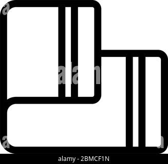 carpet track icon vector outline illustration Stock Vector Image & Art ...