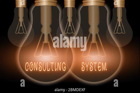 Handwriting text writing Consulting System. Conceptual photo Helping ...