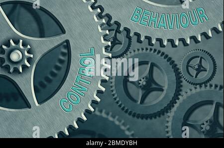 Writing note showing Control Behaviour. Business concept for Exercise ...