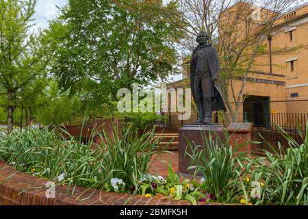 Statue of President Andrew Johnson Stock Photo - Alamy