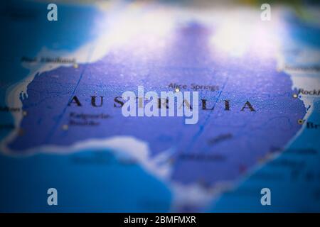Atlas map of Sydney in Australia Stock Photo - Alamy