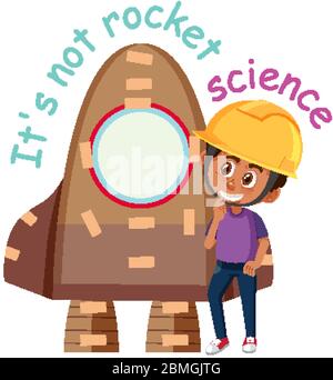 English idiom with picture description for not a rocket science on ...