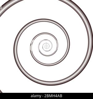 Abstract fractal shape. Infinite spiral. Mysterious psychedelic ...