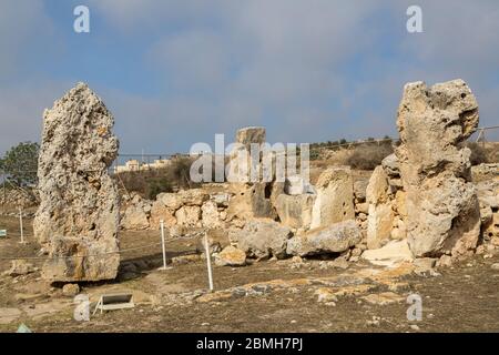 Skorba Prehistoric Temple, Malta Stock Photo - Alamy