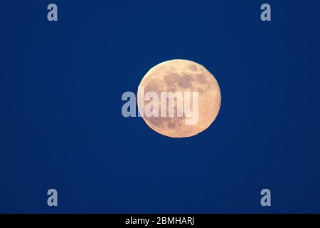 Full Flower Supermoon in Gdansk, Poland. May 7th 2020 © Wojciech ...