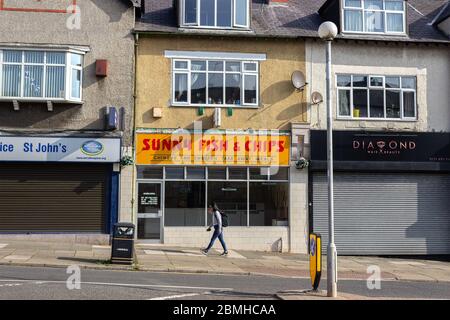 Sunny Fish and Chips Chinese and English takeaway Upton Road Claughton village Birkenhead Stock Photo Alamy