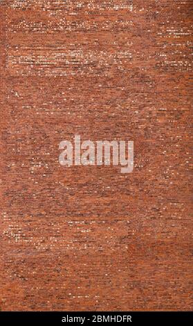 Brick wall texture with detailed red brown bricks, gray mortar and ...