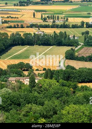 Summer landscape from Citerna, Arezzo, Tuscany, Italy Stock Photo - Alamy