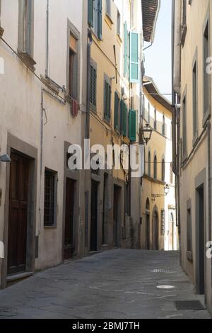 Tower of Bibbiena, historic city in the Arezzo province, Tuscany, Italy ...