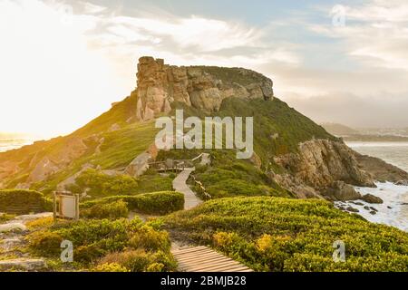 Robberg Nature Reserve at sunset, South Africa Stock Photo - Alamy