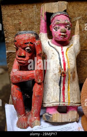 Traditional Wooden Market Stock Photo - Alamy