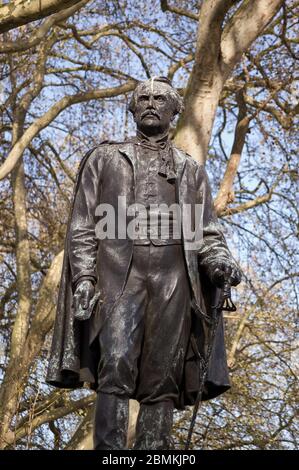 Statue in Waterloo Place,of John Laird Mair, first Baron Lawrence,who ...