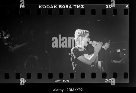 Sonya Madan lead singer with Echobelly performing live at the Zap Club ...