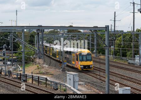 Lidcombe train station, Railway Street, Sydney, NSW, Australia Stock ...